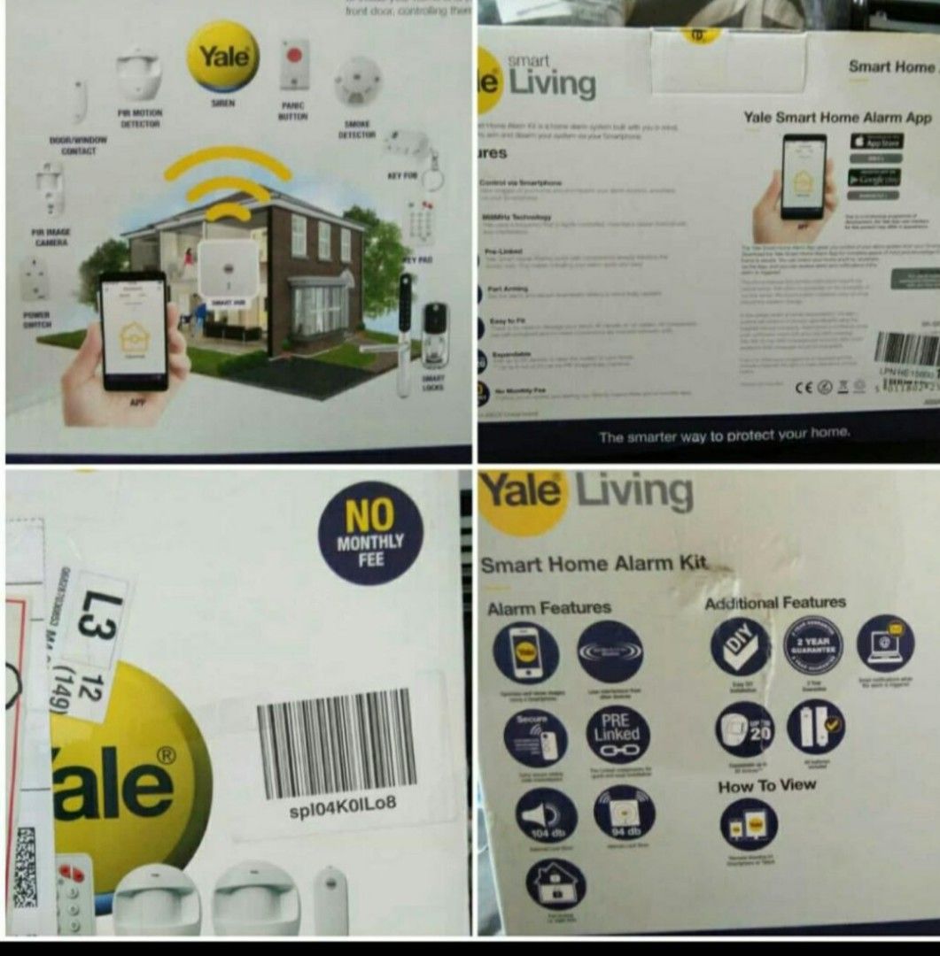 YALE SMART HOME ALARN KIT, Mobile Phones & Gadgets, Other Gadgets on ...