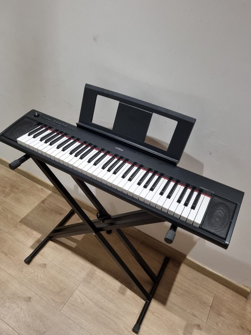 Yamaha NP-12 Black Piaggero Digital Keyboard, Hobbies & Toys, Music & Media, Musical Instruments ...