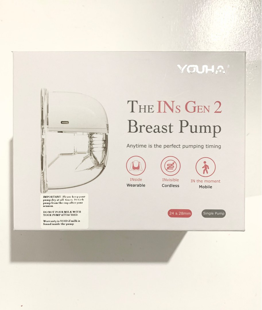 Youha TheINs Gen.2 Wearable Breast Pump, Babies & Kids, Nursing ...
