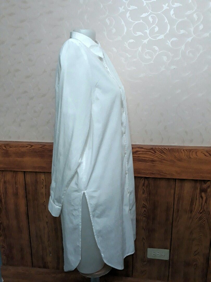 ZARA High Slit Shirt Dress, Women's Fashion, Dresses & Sets, Dresses on ...