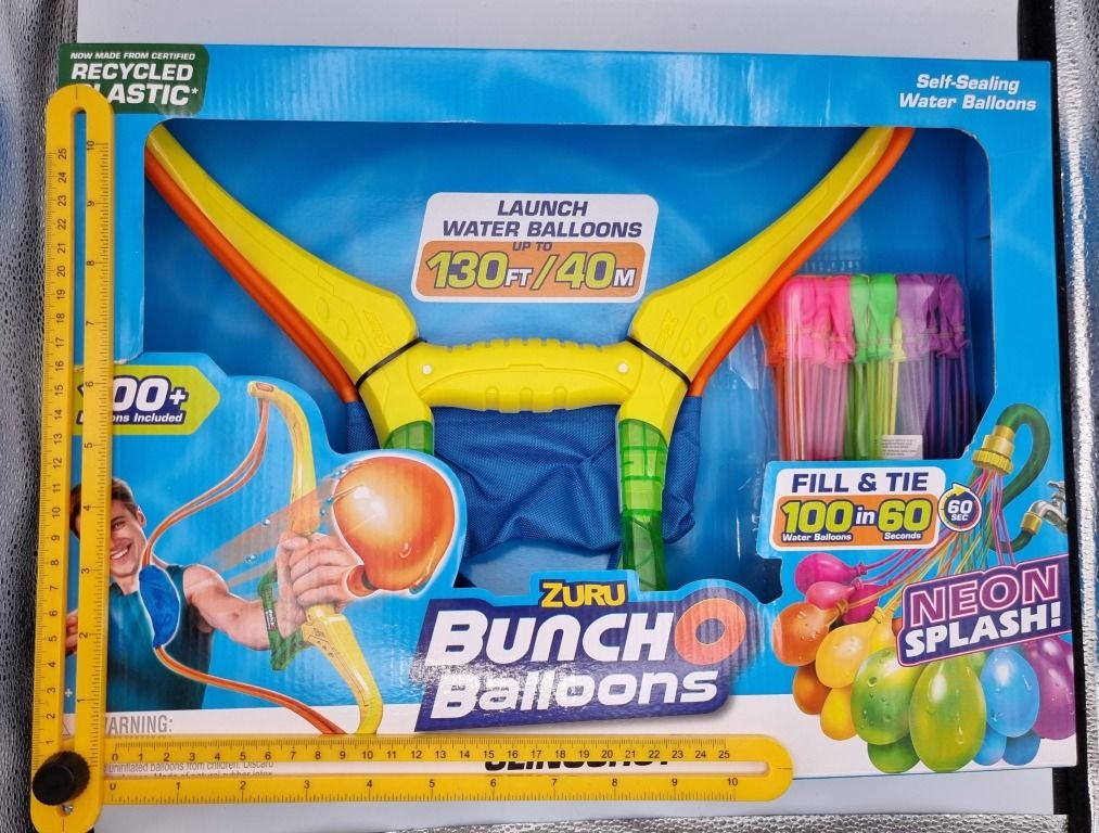130 FT ZURU Bunch O Balloons Slingshot Water Balloons Launcher with 3 ...