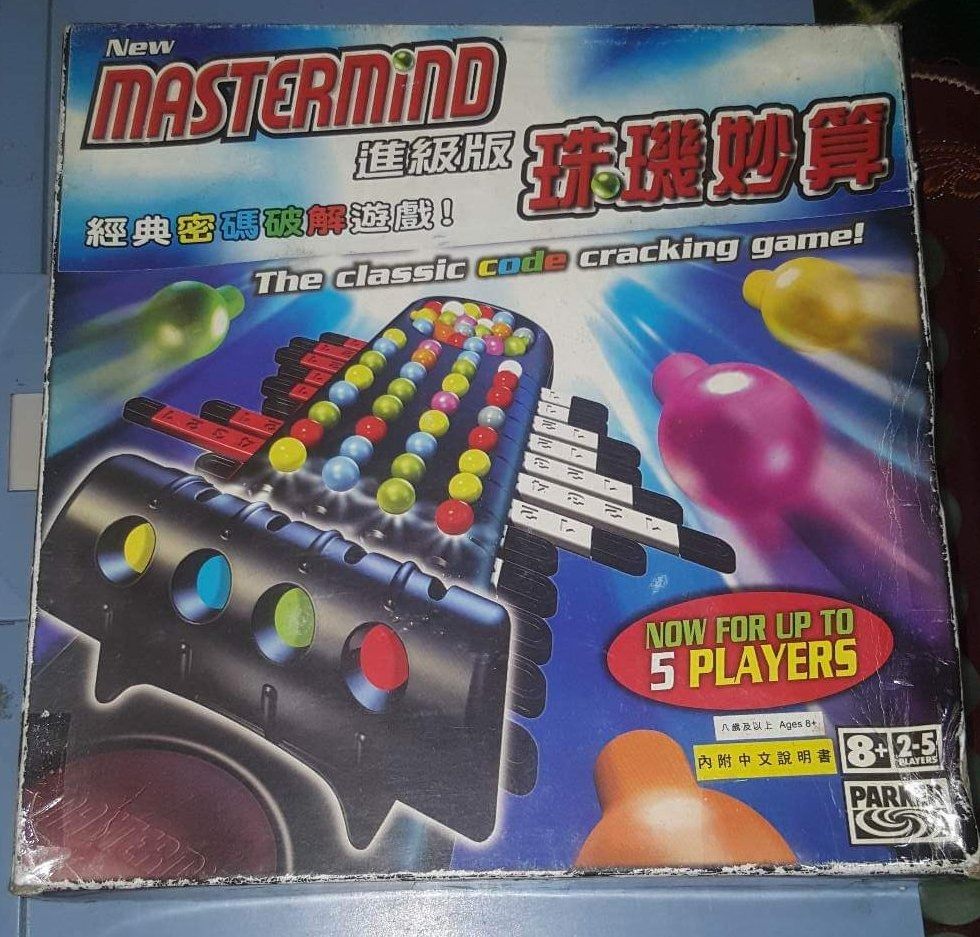 2006 Hasbro Mastermind Strategy Code Cracking Game Bead Machine Plans ...