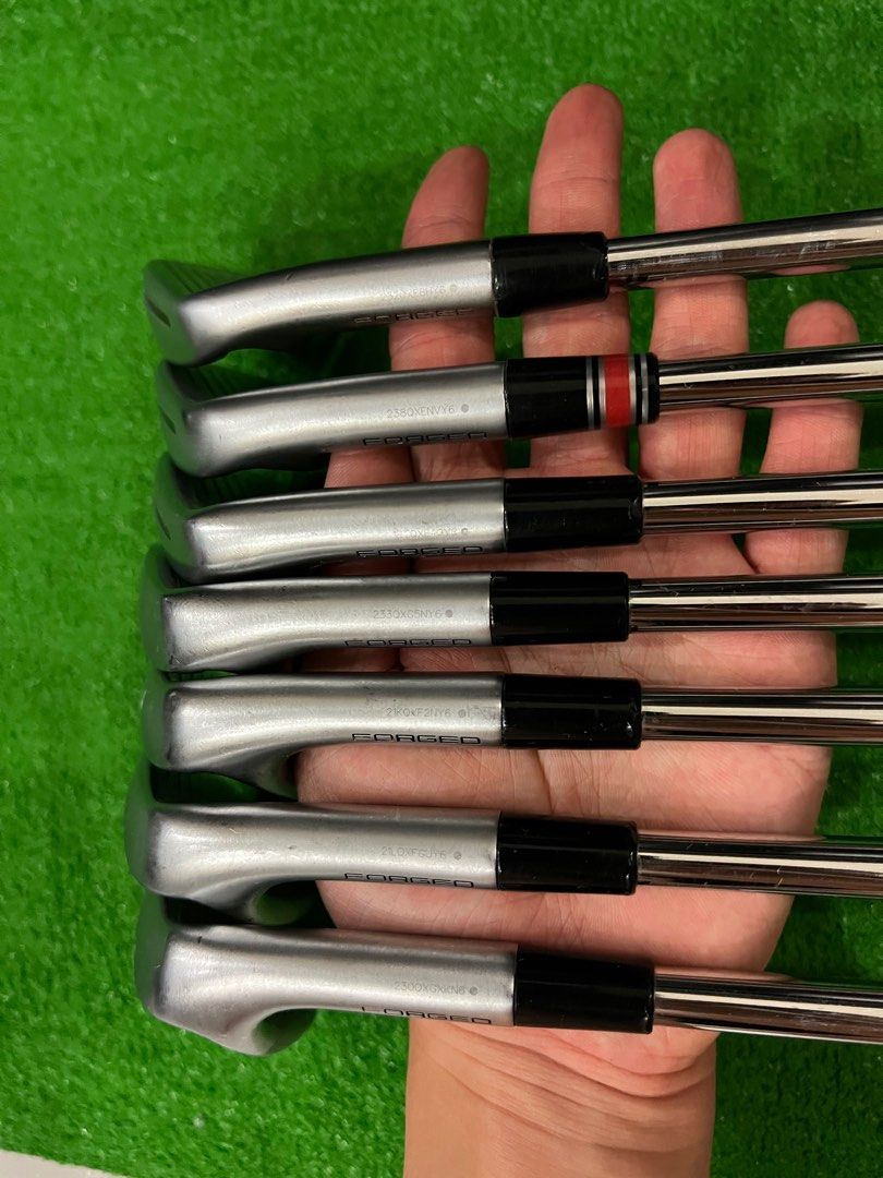 2022 Taylormade P790 Forged Irons (5-A) [With PREMIUM AFTERMARKET Dynamic Gold S400 Tour Issued ...