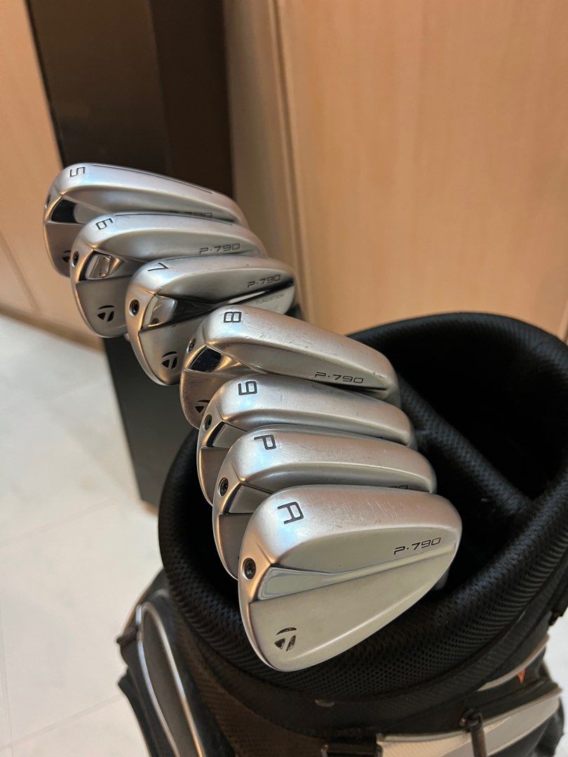 2022 Taylormade P790 Forged Irons (5-A) [With PREMIUM AFTERMARKET Dynamic Gold S400 Tour Issued ...