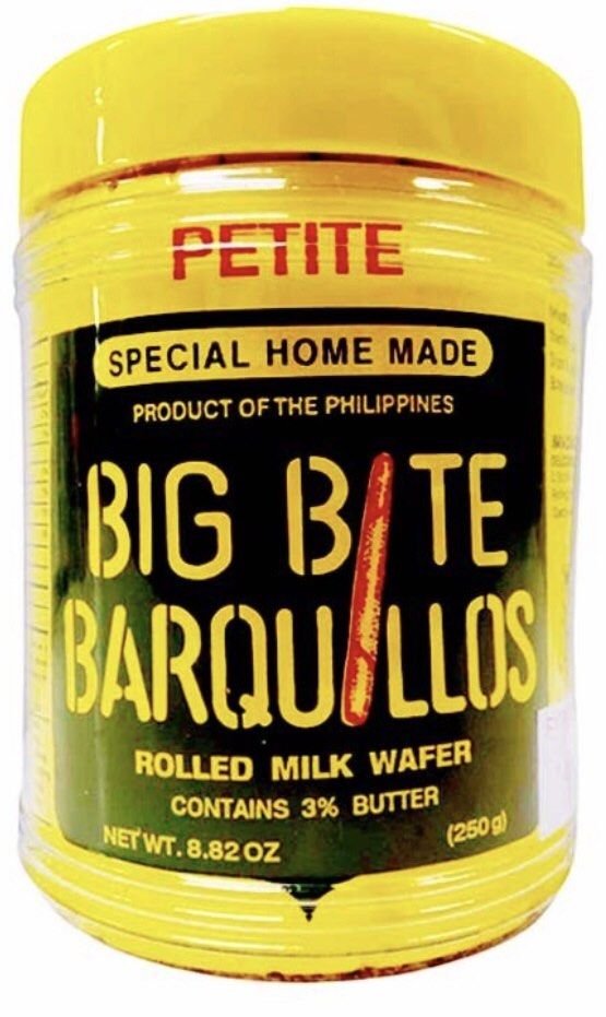 250g Petite Big Bite Barquillos Rolled Milk Wafer, Food & Drinks ...