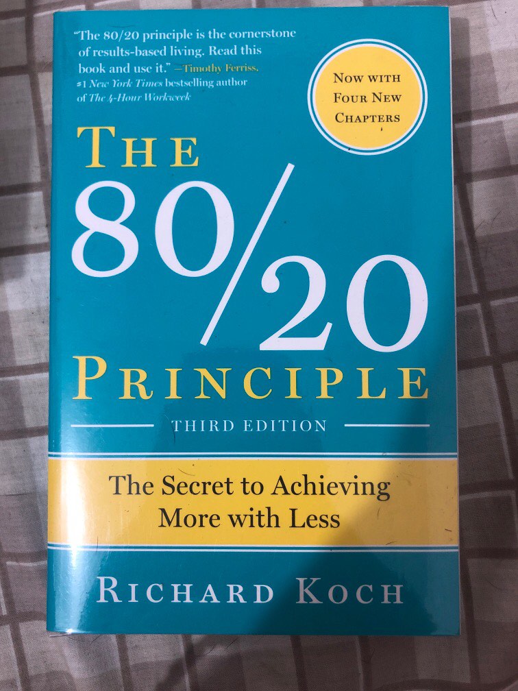 80/20 principle, Hobbies & Toys, Books & Magazines, Fiction & Non ...