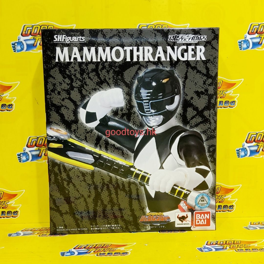 中古已開封 BANDAI 魂商店限定 SHF 恐龍戰隊 MAMMOTH RANGER 長毛象, 興趣及遊戲, 玩具 & 遊戲類 - Carousell