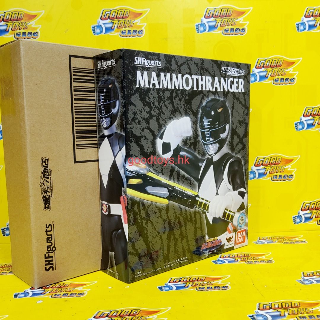 中古已開封 BANDAI 魂商店限定 SHF 恐龍戰隊 MAMMOTH RANGER 長毛象, 興趣及遊戲, 玩具 & 遊戲類 - Carousell