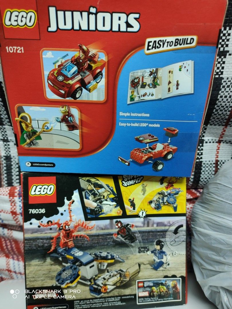 全新 lego 樂高 10721 76036 ironman loki spiderman super hero, 興趣及遊戲, 玩具 ...