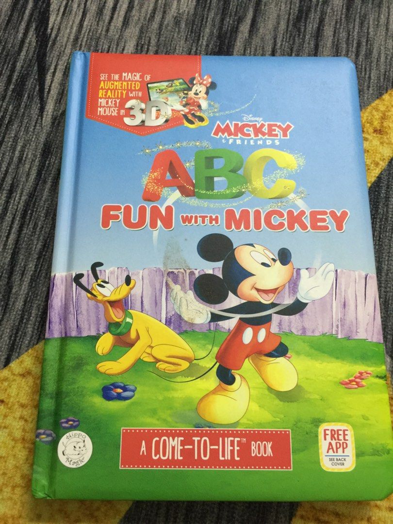 ABC & 123 with Mickey Mouse, Hobbies & Toys, Books & Magazines ...