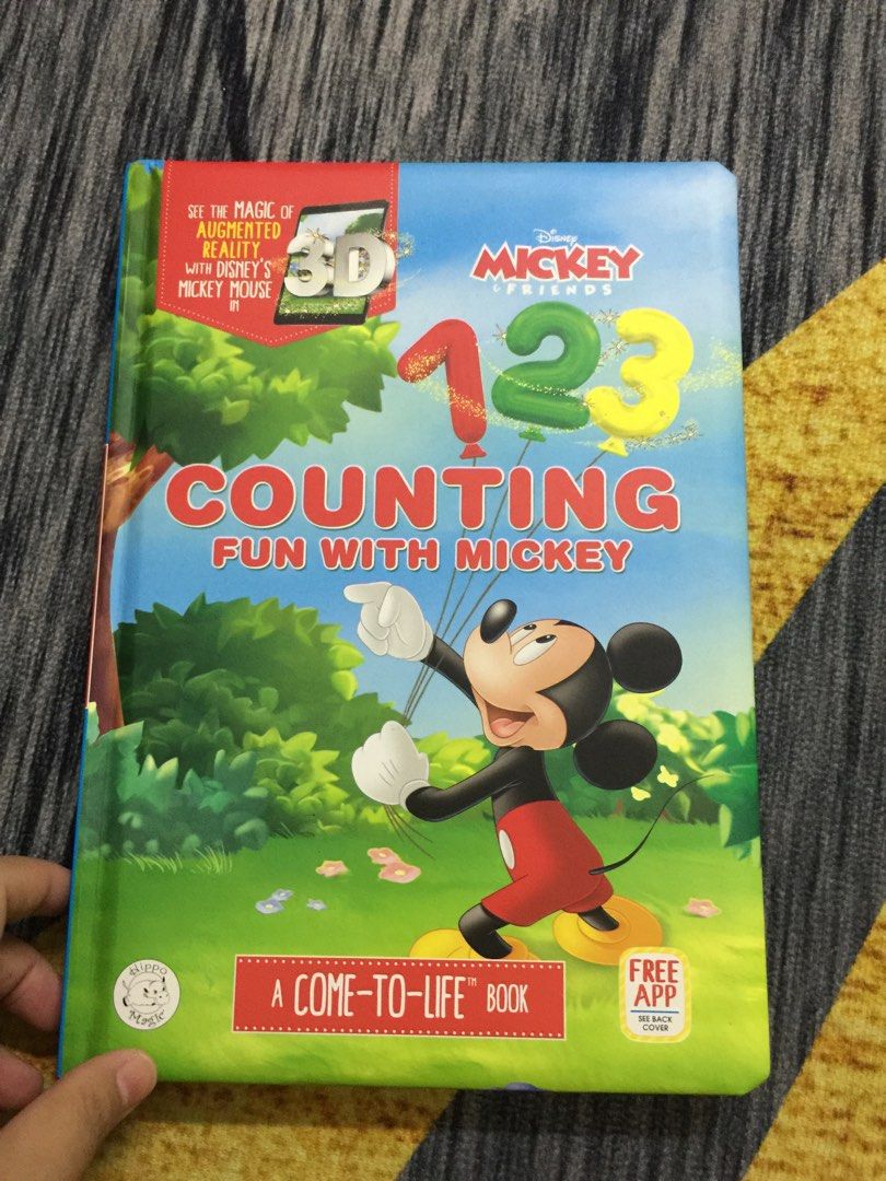 ABC & 123 with Mickey Mouse, Hobbies & Toys, Books & Magazines ...