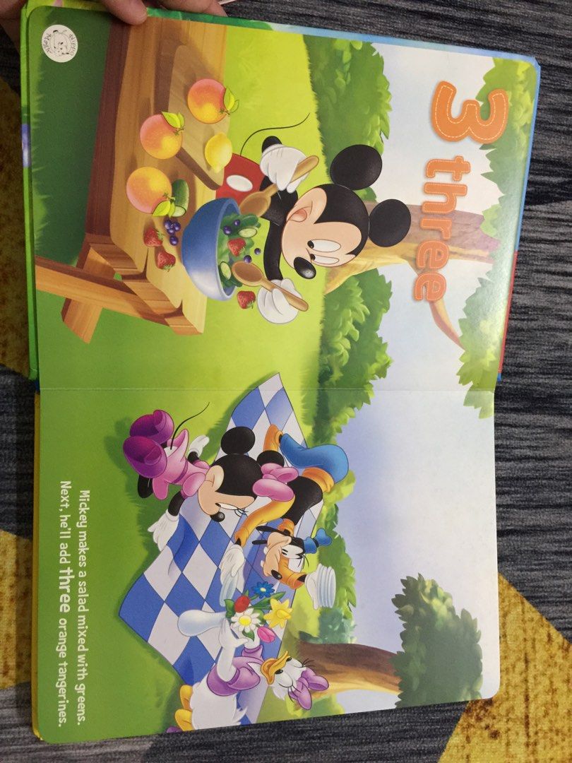 ABC & 123 with Mickey Mouse, Hobbies & Toys, Books & Magazines ...