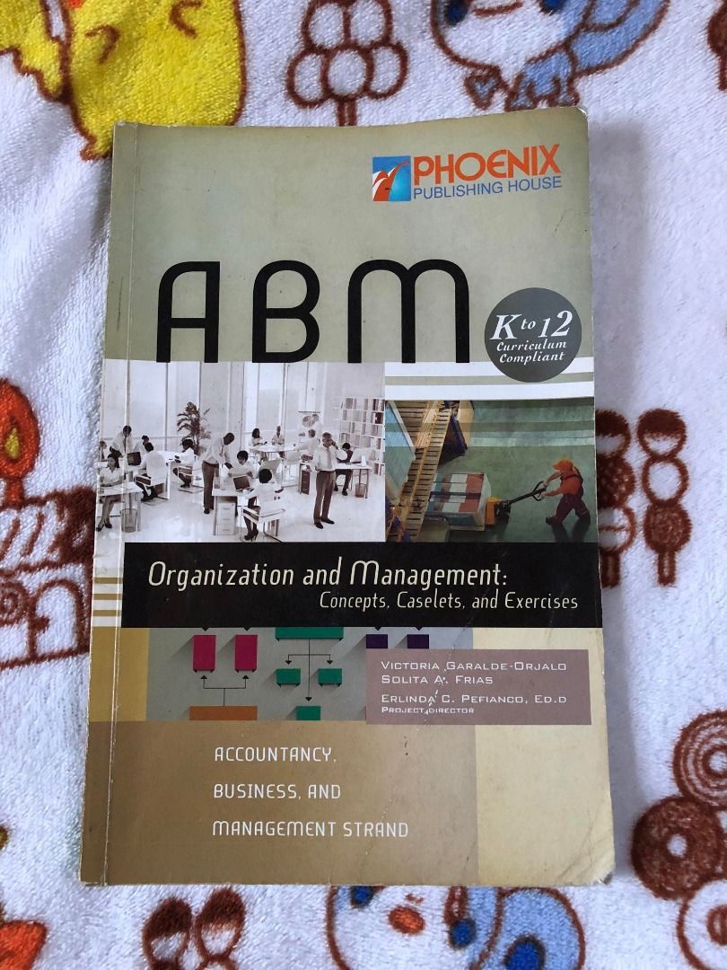 ABM Senior High Organization and Management Book SHS, Hobbies & Toys ...