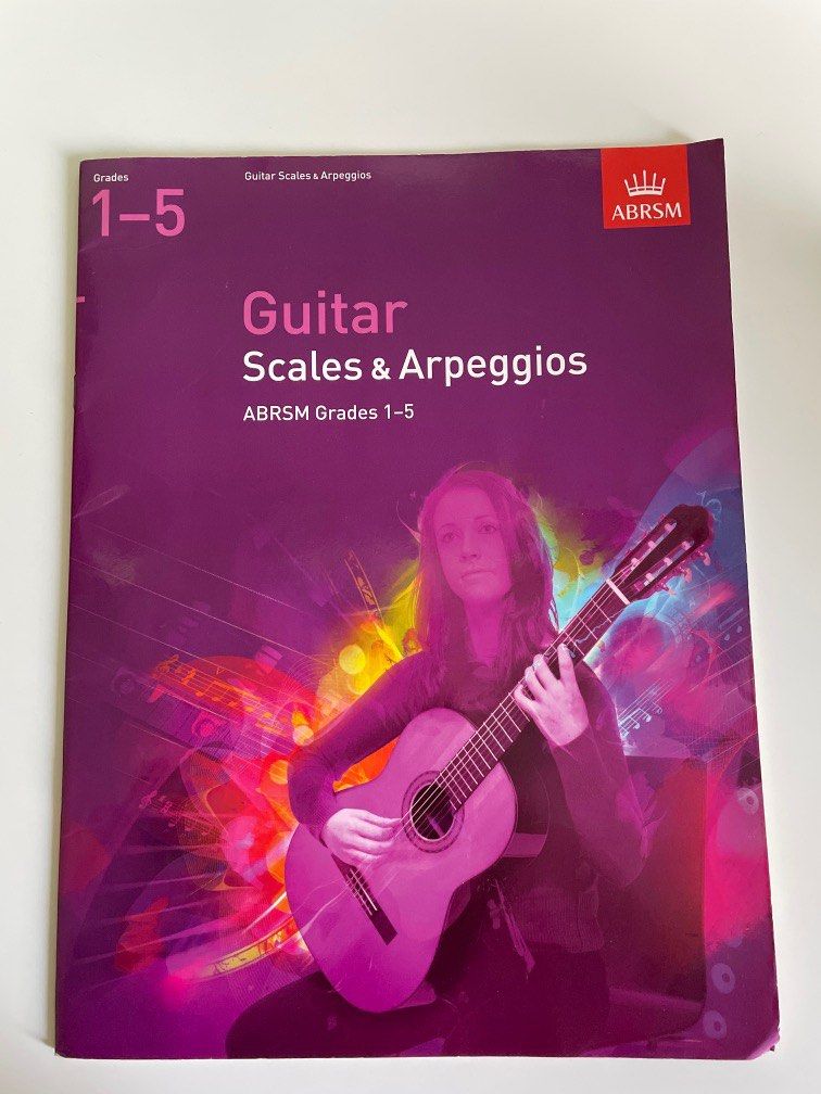 ABRSM Grades 1-5 Guitar scales and arpeggios, Hobbies & Toys, Music & Media, Music Scores on ...