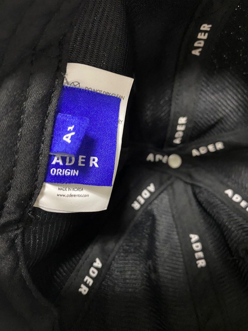 Ader Error black cap, size A1, Men's Fashion, Watches & Accessories ...