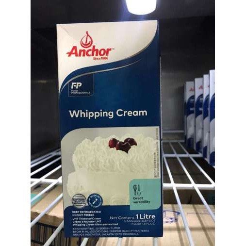 Anchor whipping cream cair 1lt, Makanan & Minuman, Kue-kue di Carousell