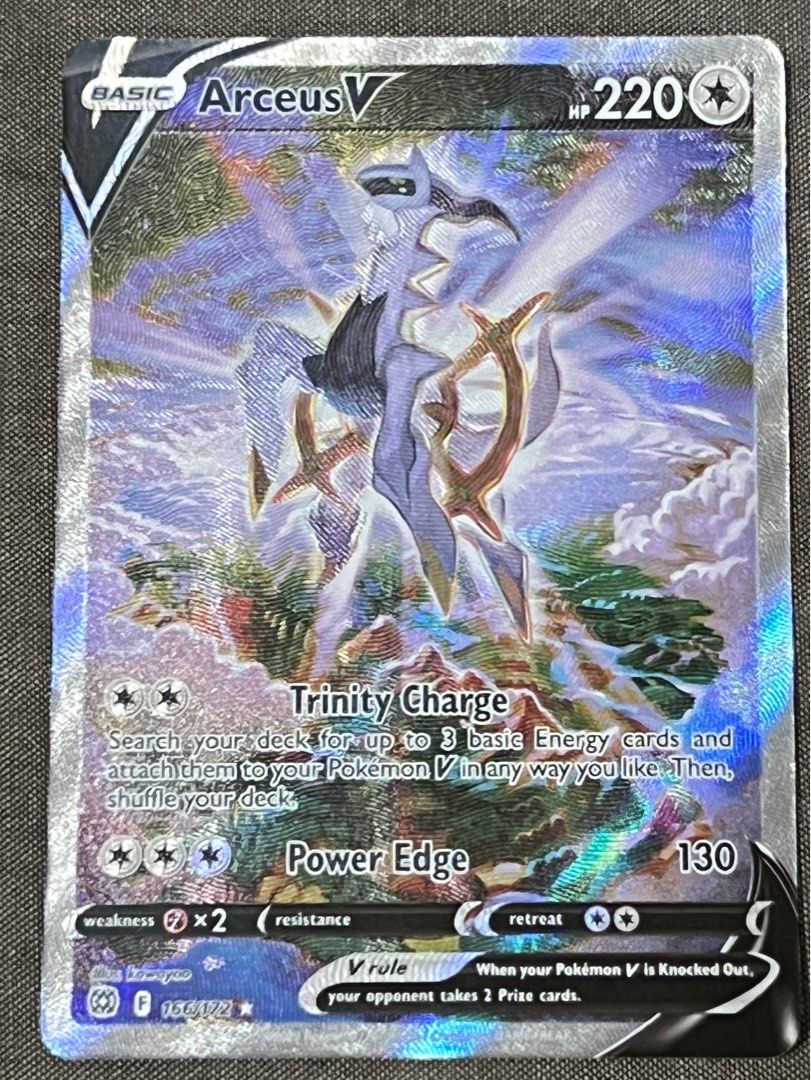 Arceus V AA Alternate Art, Hobbies & Toys, Memorabilia & Collectibles ...
