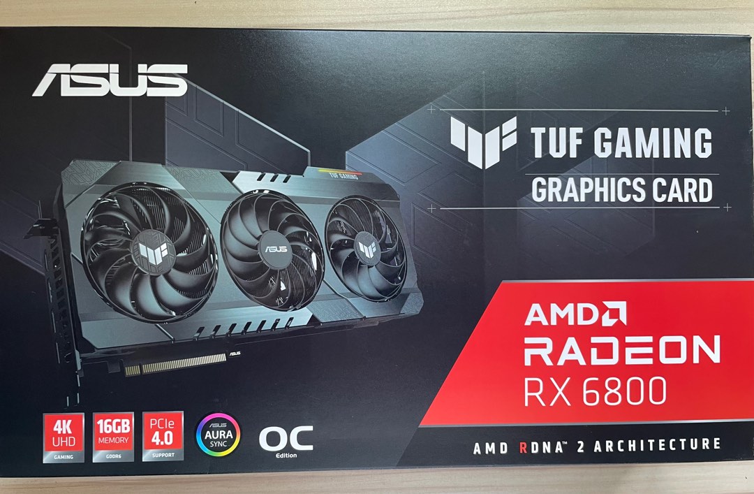 Asus 6800 TUF for sale free 850w full modular psu, Computers & Tech ...