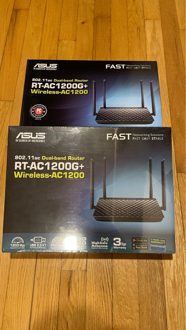 ASUS RT-AC1200G+ Router, Computers & Tech, Parts & Accessories ...
