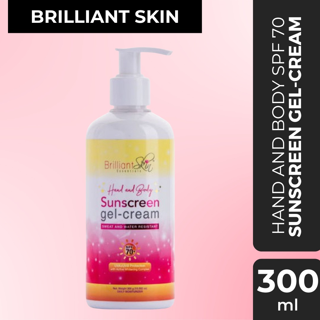 Authentic Brilliant Skin - Hand and Body Sunscreen Gel-Cream SPF 70 ...