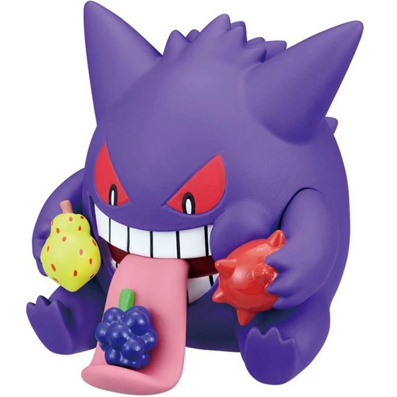 Authentic Takara Tomy Pikachu Gengar Dratini Yamper Chespin Eating ...