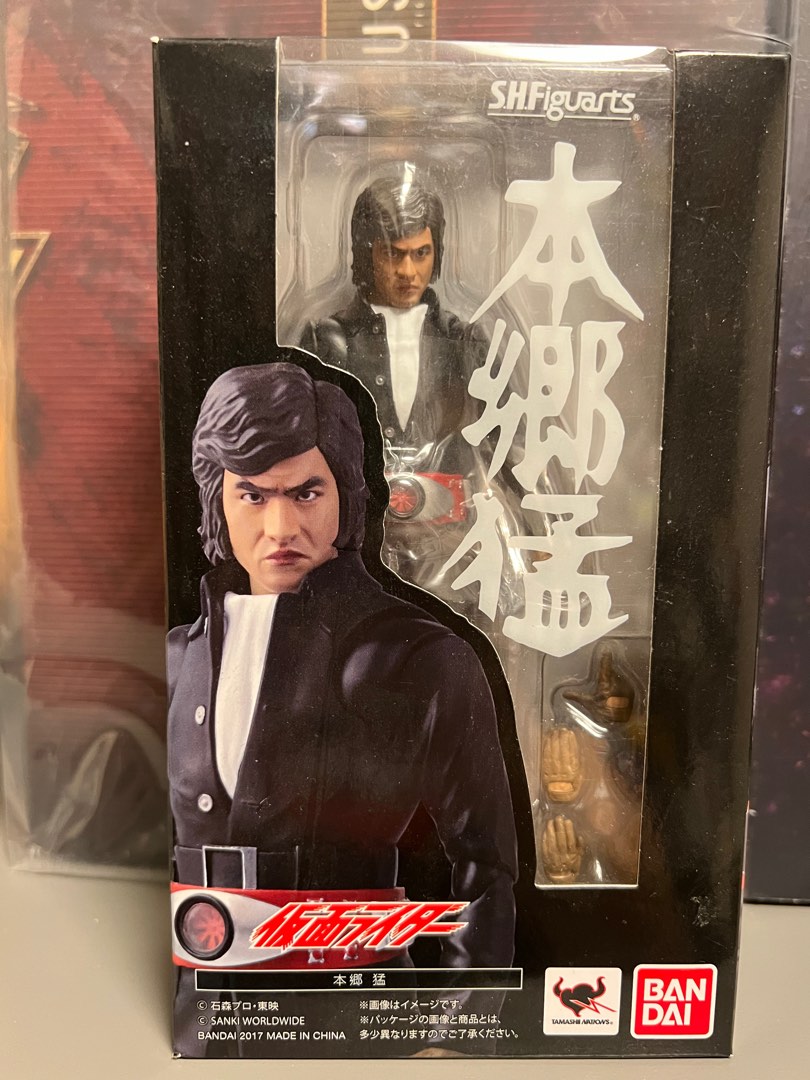 BANDAI SHF Figure Kamen Rider 本鄉猛 幪面超人一號, 興趣及遊戲, 玩具 & 遊戲類 - Carousell