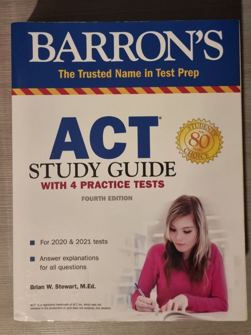 Barron ACT study guide, Hobbies & Toys, Books & Magazines, Textbooks on ...