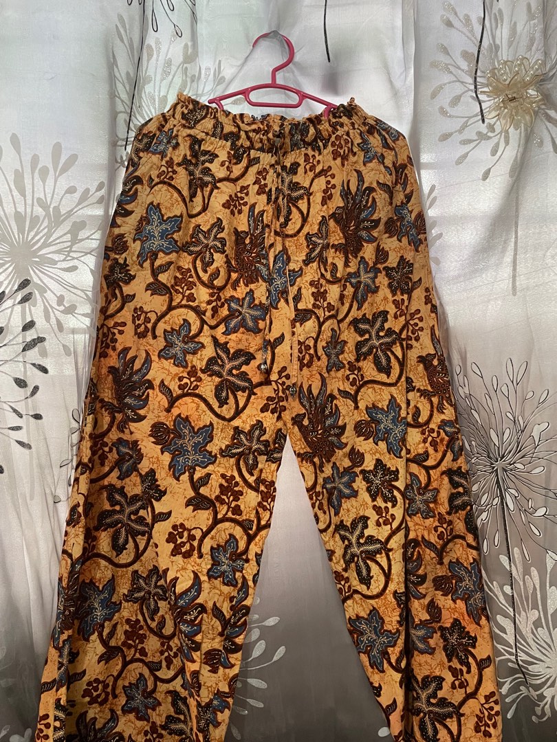 batik pants, Women's Fashion, Bottoms, Other Bottoms on Carousell