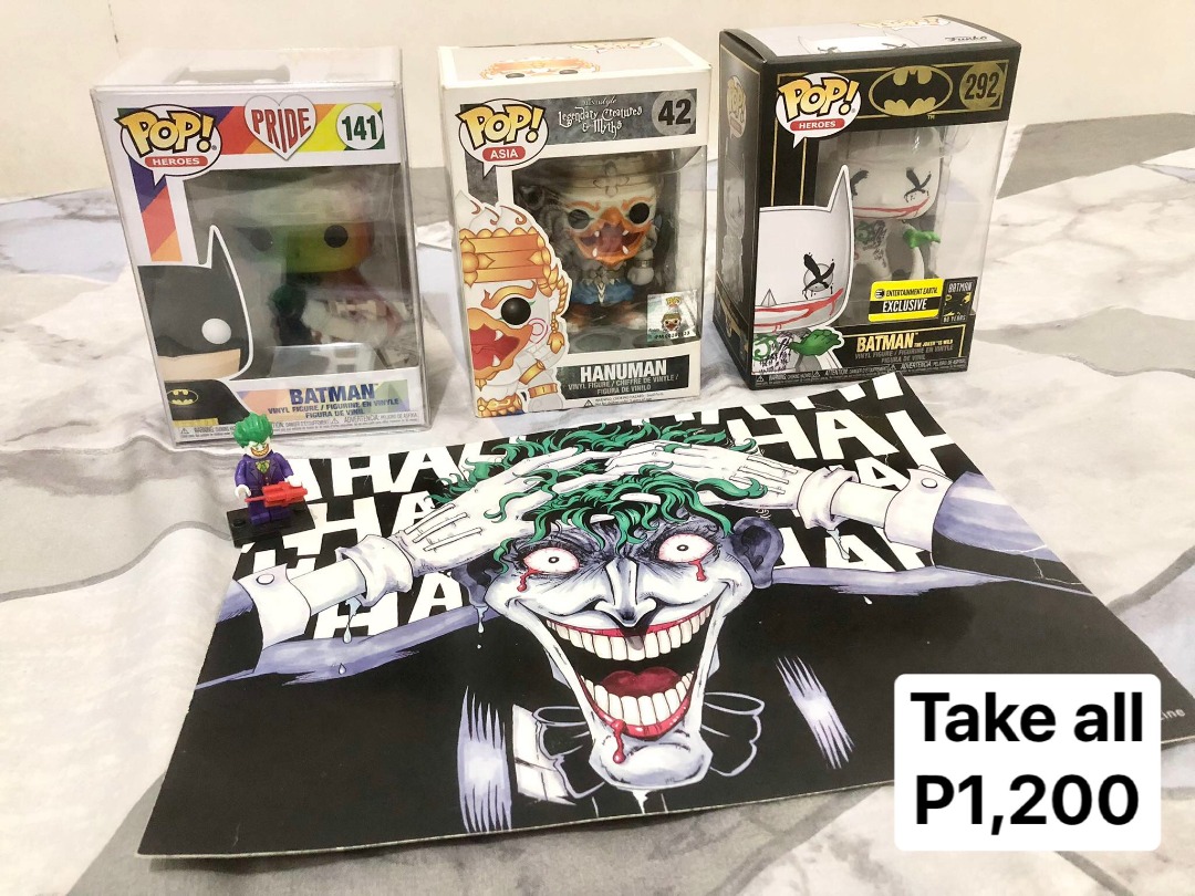 Batman / Joker / Hanuman - Funko Pop / Lego / Poster, Hobbies & Toys ...