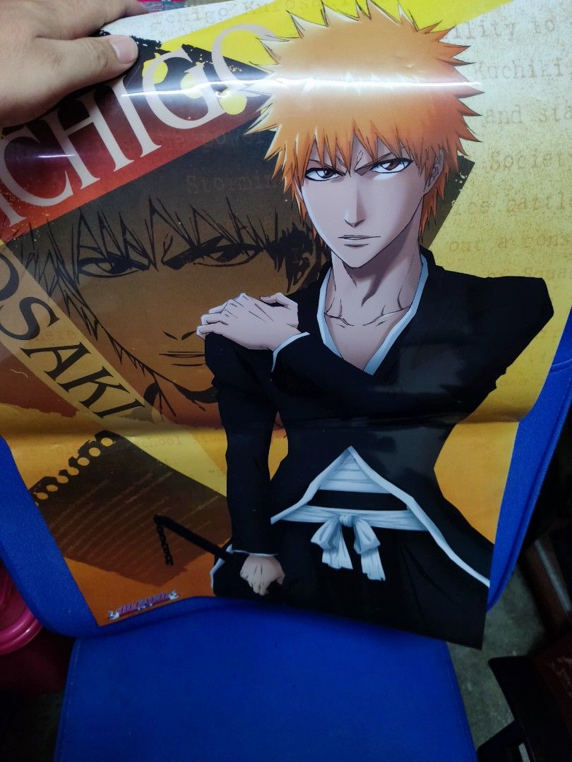 Bleach. Kurosaki Ichigo poster. A2 size poster., Hobbies & Toys, Books ...