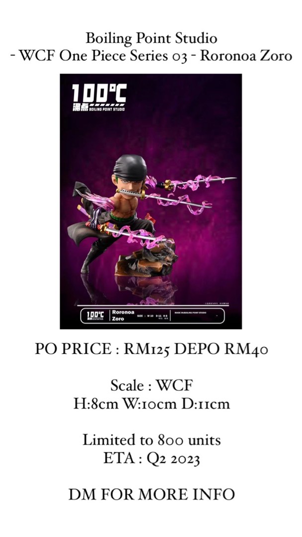 Boiling Point Studio - WCF One Piece Series 03 - Roronoa Zoro, Hobbies ...