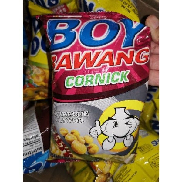 Boy bawang Philippines local Philippino snacks mixed nuts cracker bar ...