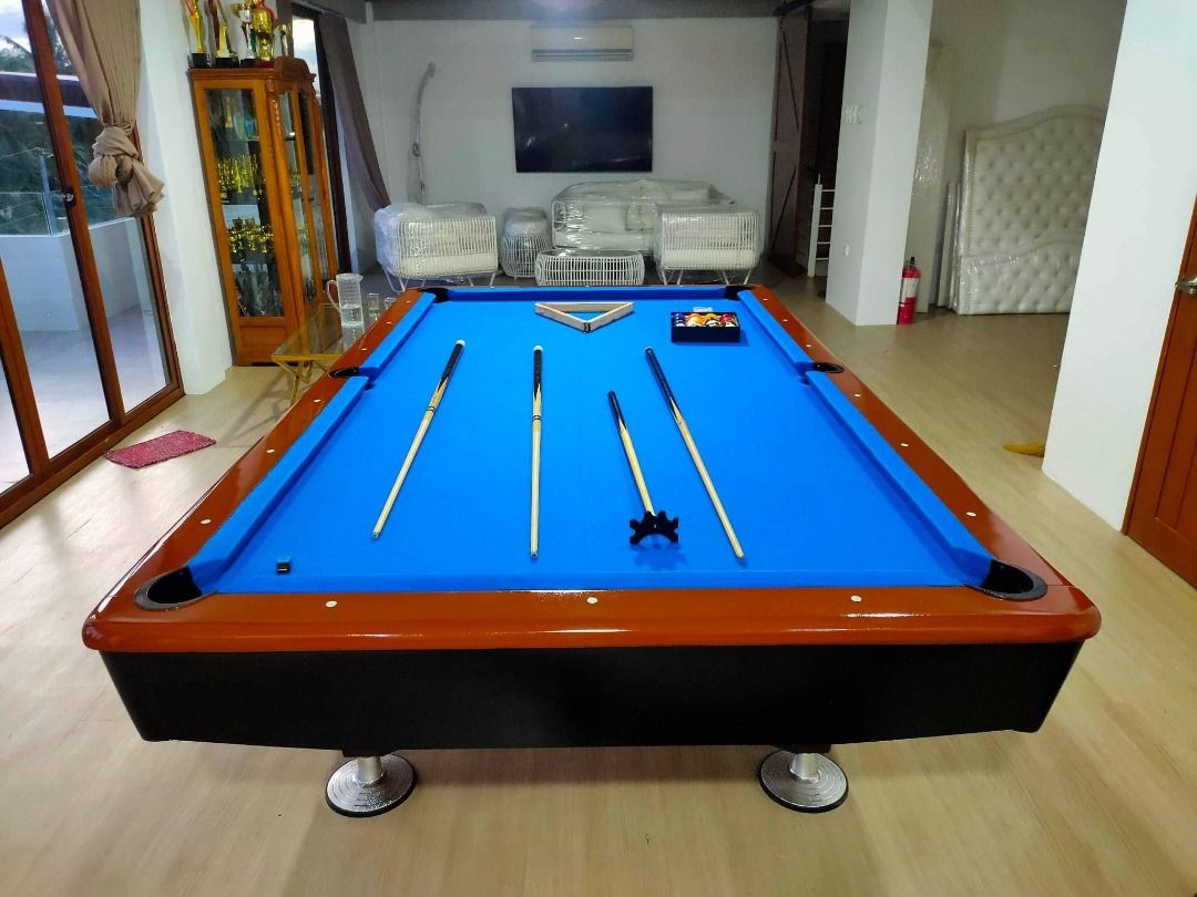 Brand-new Black Billiards Standard size Table, Sports Equipment, Sports ...