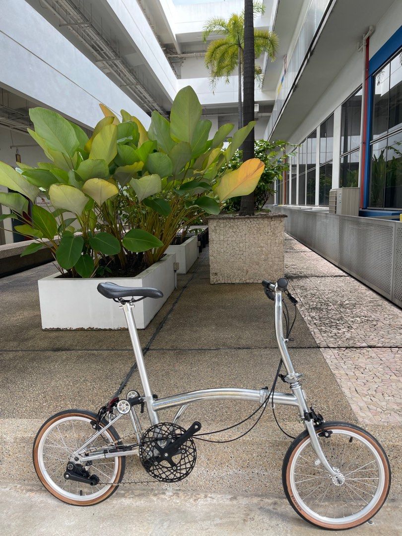 Brompton alike chrome silver 16 shoponline custom