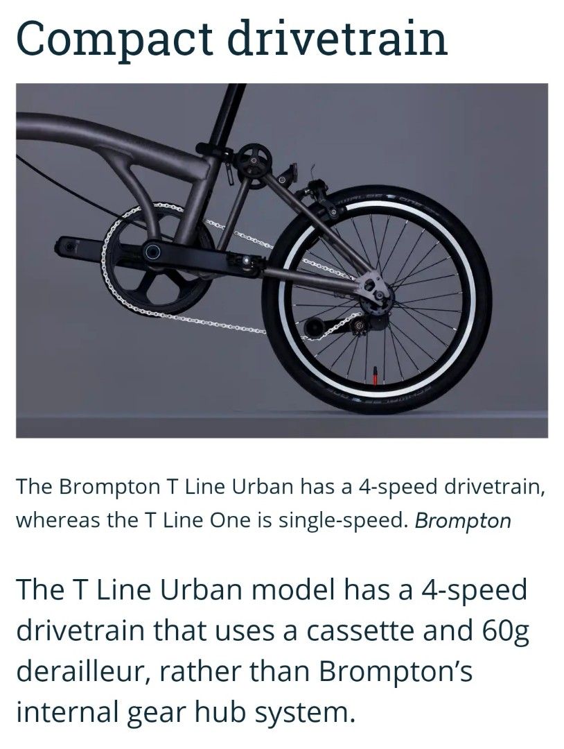 Brompton T line Urban (M4L), Sports Equipment, Bicycles & Parts, Bicycles on Carousell