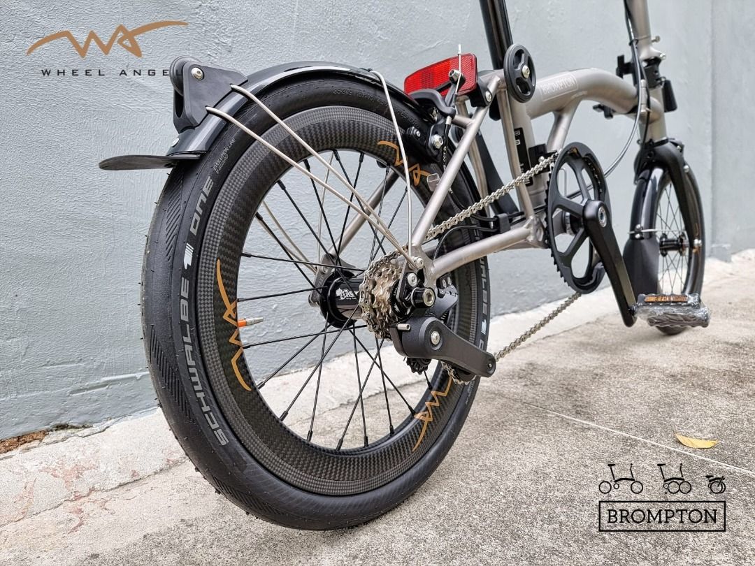 Brompton T Line CARBON WHEELS Ext Spd - Phil Woods & Onyx, Sports ...