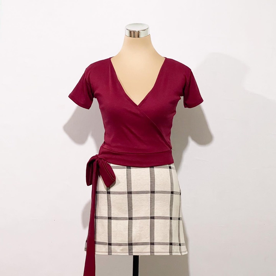 BSCO Red Coordinate, Women's Fashion, Dresses & Sets, Sets or ...