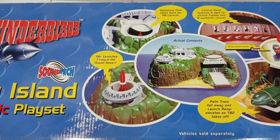 Carlton Thunderbirds Tracy Island Electronic Playset, Hobbies & Toys ...