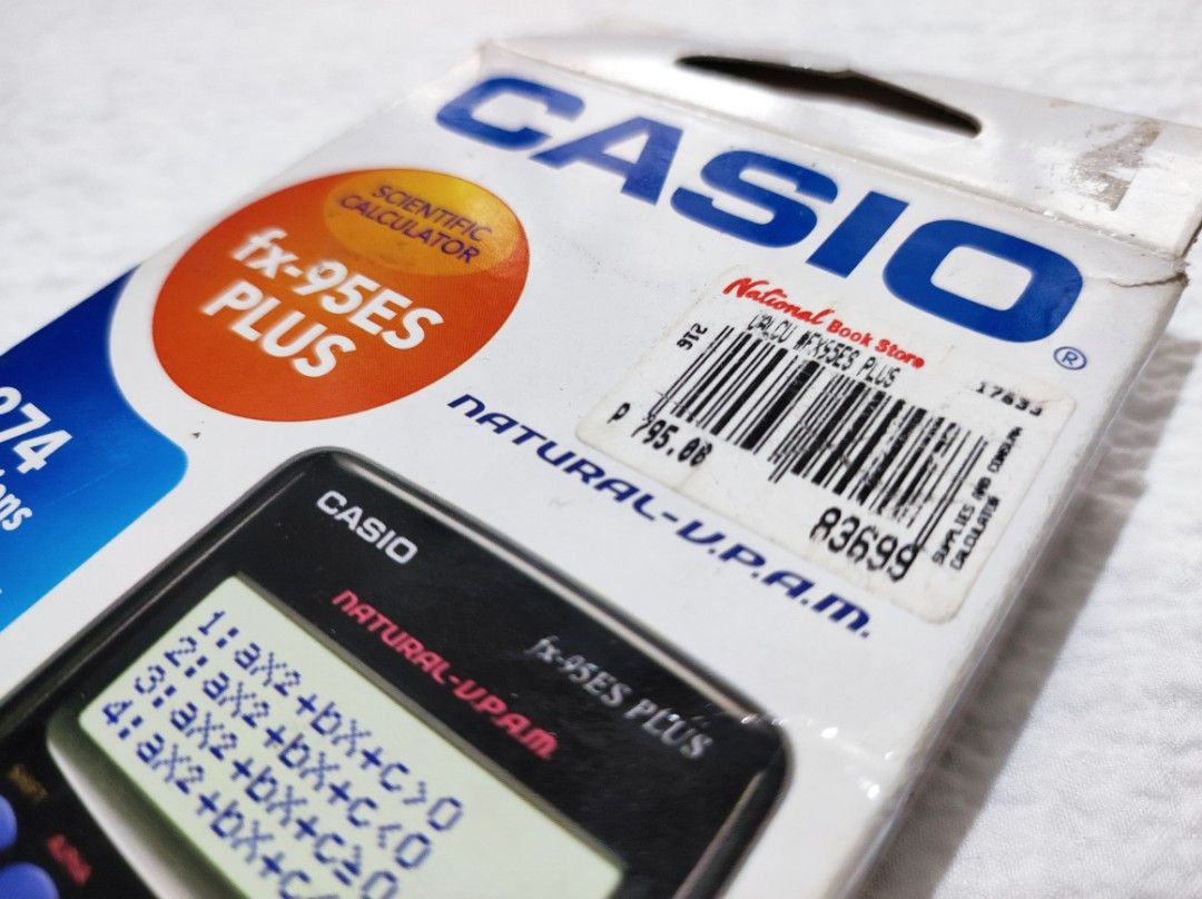 Casio fx-95ES Plus Scientific Calculator, Computers & Tech, Office ...