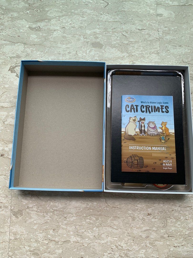 Cat crimes game with 40 crimes to solve!, Hobbies & Toys, Toys & Games ...