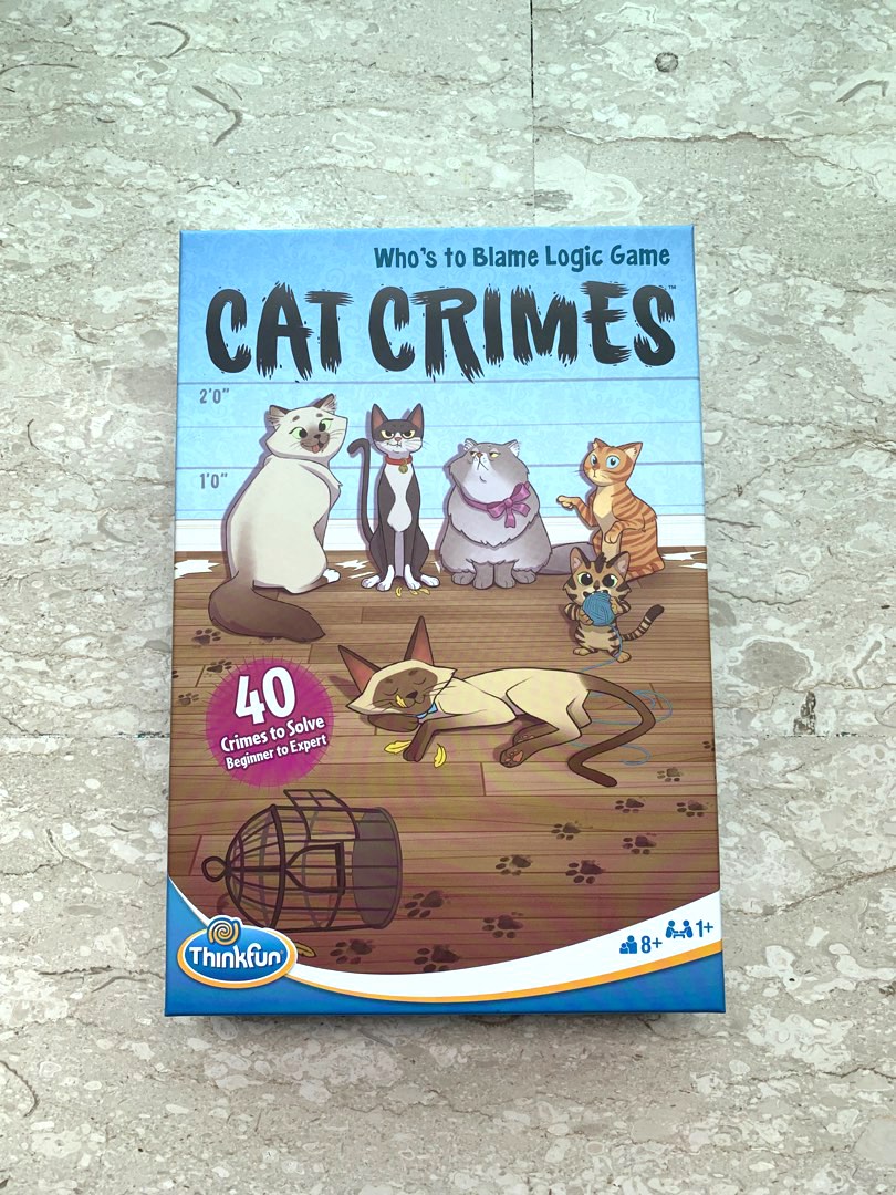 Cat crimes game with 40 crimes to solve!, Hobbies & Toys, Toys & Games ...