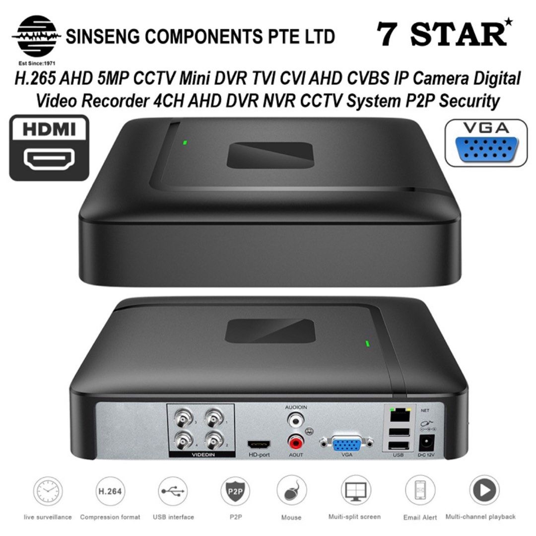 CCTV Set Up / Brand New / One Camera / One TB storage / 24 Hours ...