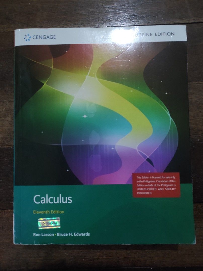 Cengage Book Calculus Eleventh Edition Philippine Edition, Hobbies ...