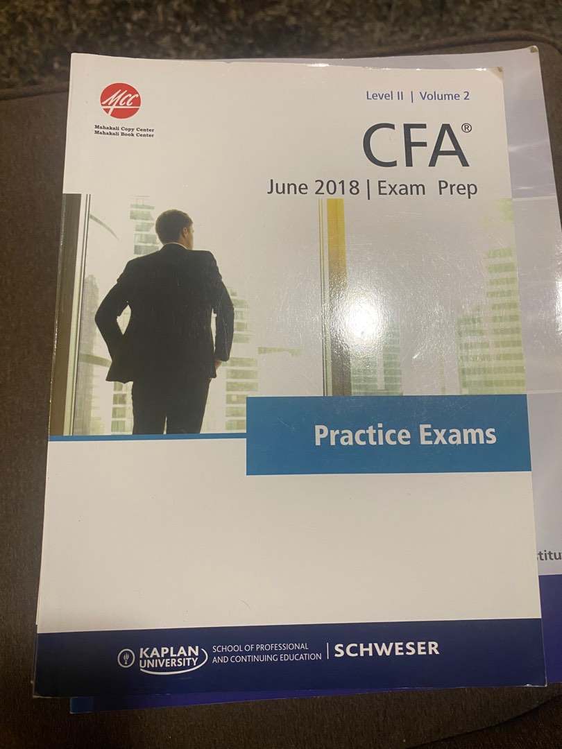 CFA Level 2 Exam Prep and Exam Questions, Hobbies & Toys, Books ...