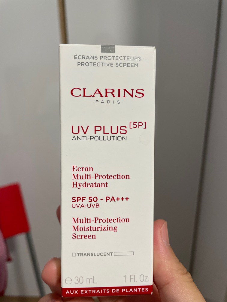 Clarins UV Plus (5P) Anti-Pollution SPF50/PA+++ Translucent, Beauty ...