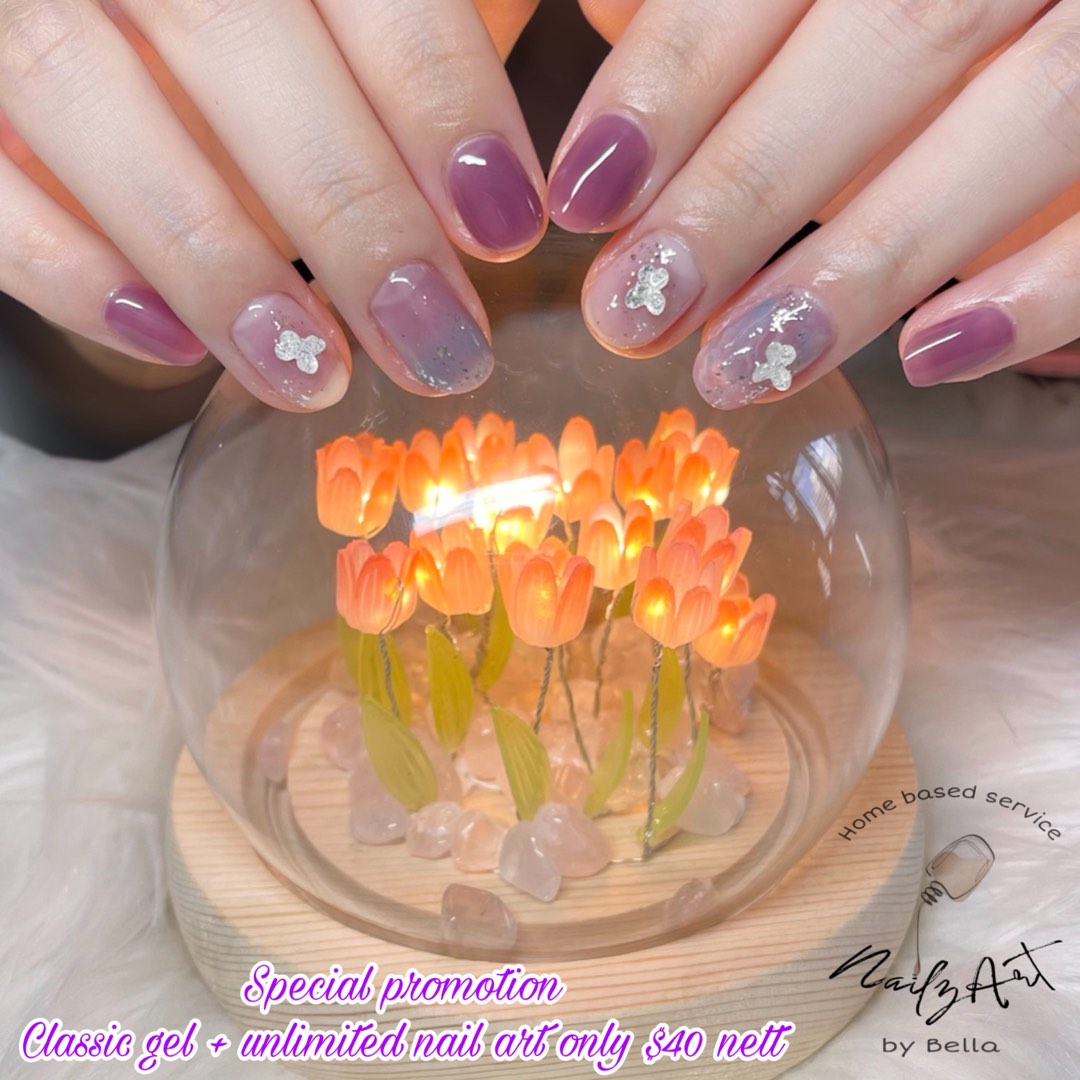 Classic gel manicure/pedicure with unlimited nail art only $40. Special ...