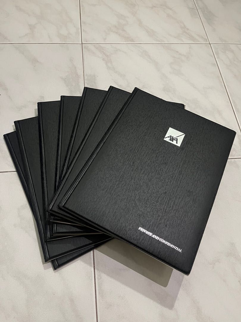Clear Slot Folder Business File with AXA logo, Hobbies & Toys ...