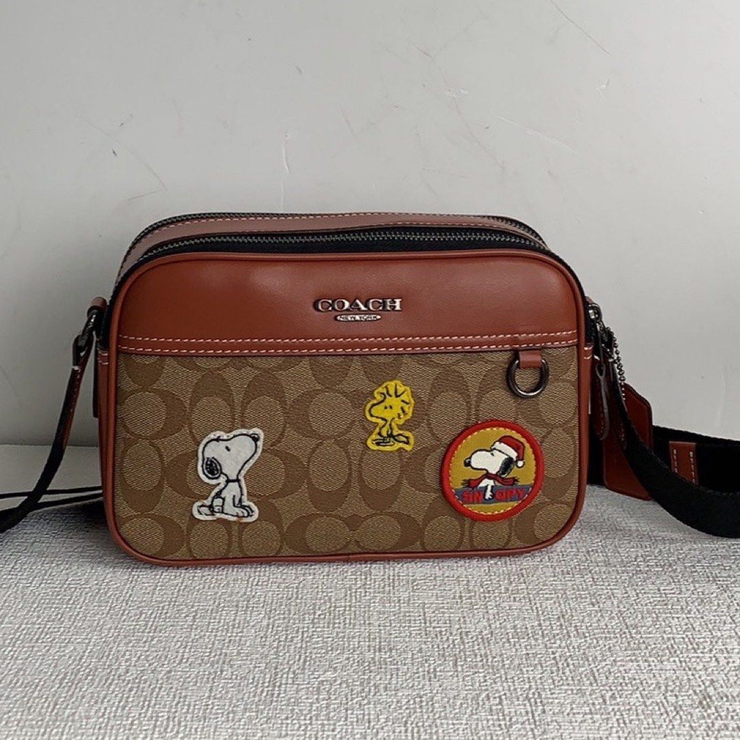 Coach X Snoopy Camera Sling Bag, Men's Fashion, Bags, Sling Bags on ...