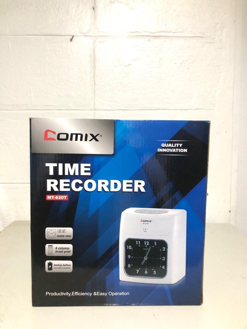 Comix Time Recorder MT620T, Computers & Tech, Office & Business ...