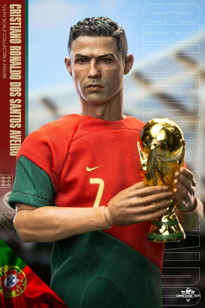 Competitive Toys - Cristiano Ronaldo Action Figure (1/6), Hobbies ...